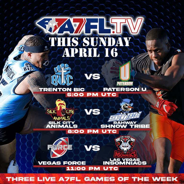 American 7s Football League - No Pads No Helmets Tackle Football