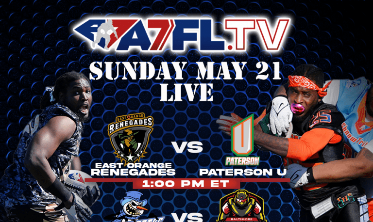 American 7s Football League - No Pads No Helmets Tackle Football