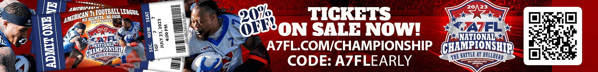 American 7s Football League - No Pads No Helmets Tackle Football