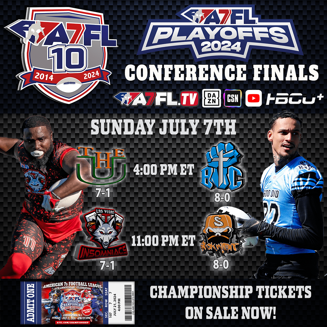 A7FL 2024 CONFERENCE FINALS 7-7 - A7FL