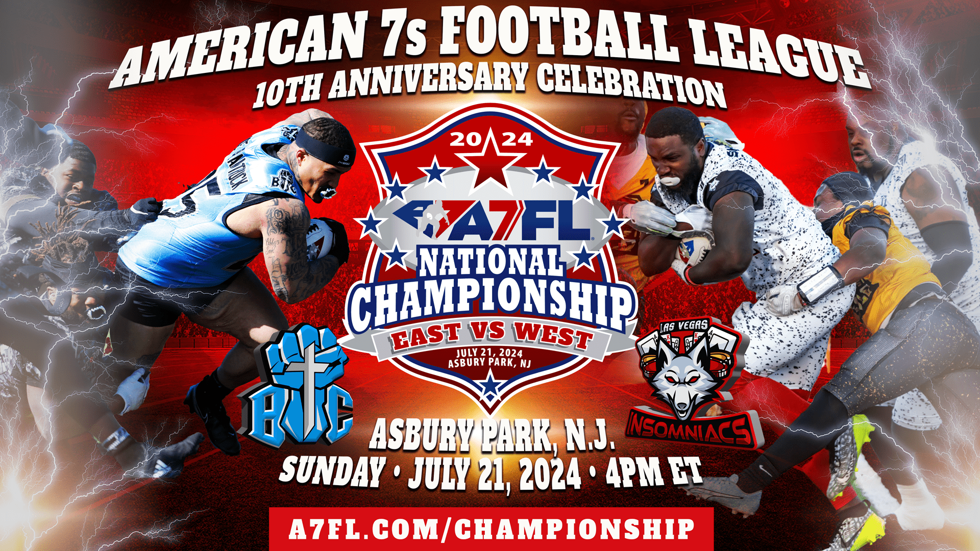 A7FL 10TH ANNIVERSARY CHAMPIONSHIP RETURNS TO ITS ROOTS: $25,000 ON THE LINE IN ASBURY PARK! - A7FL