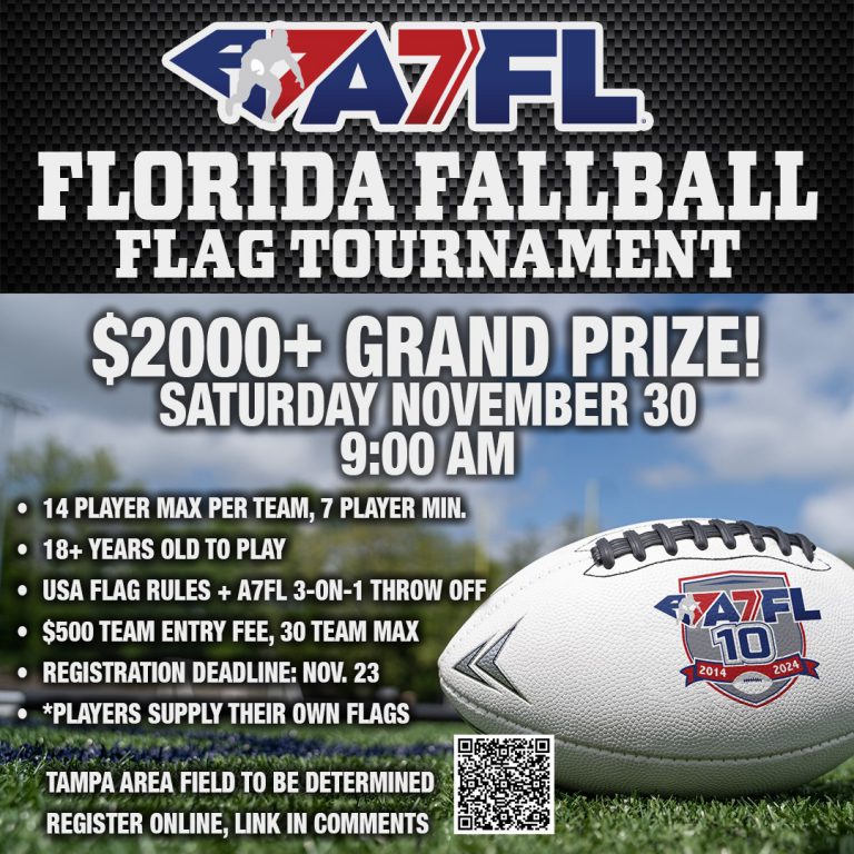 American 7s Football League - National 7v7 Tackle Football