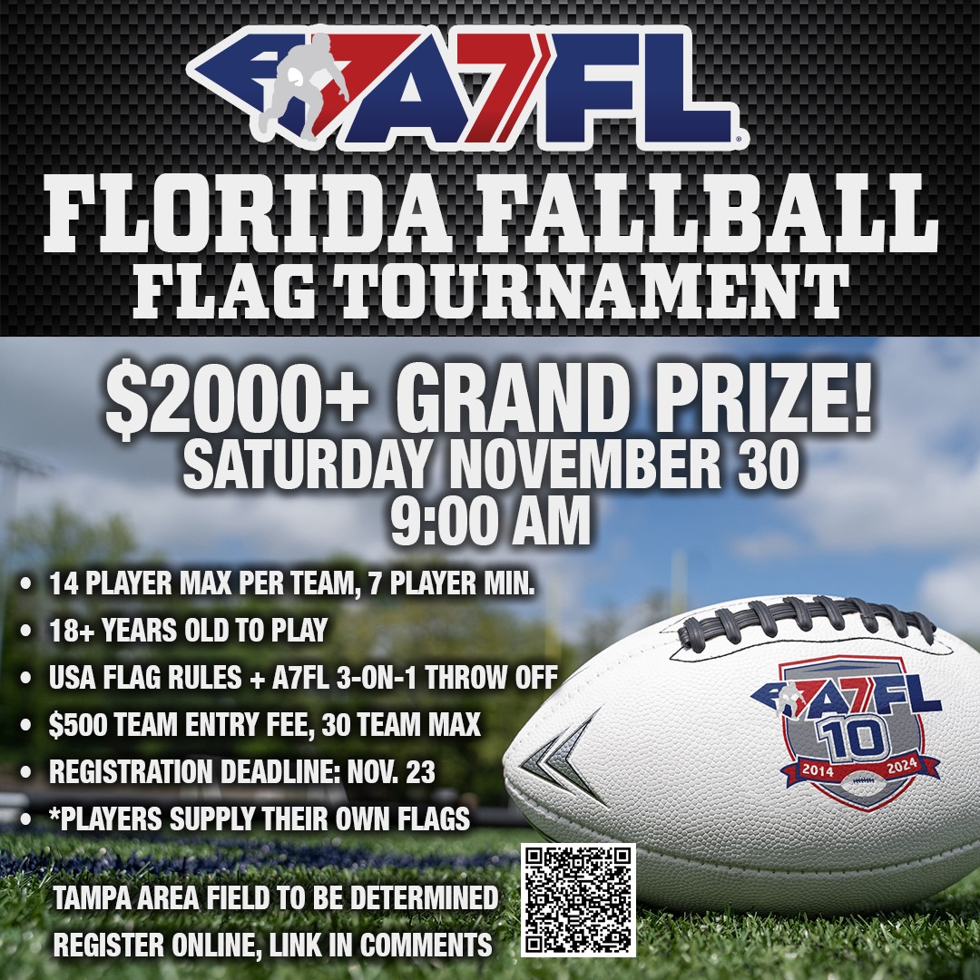 Calling All 7v7 Flag Teams in Florida! - A7FL